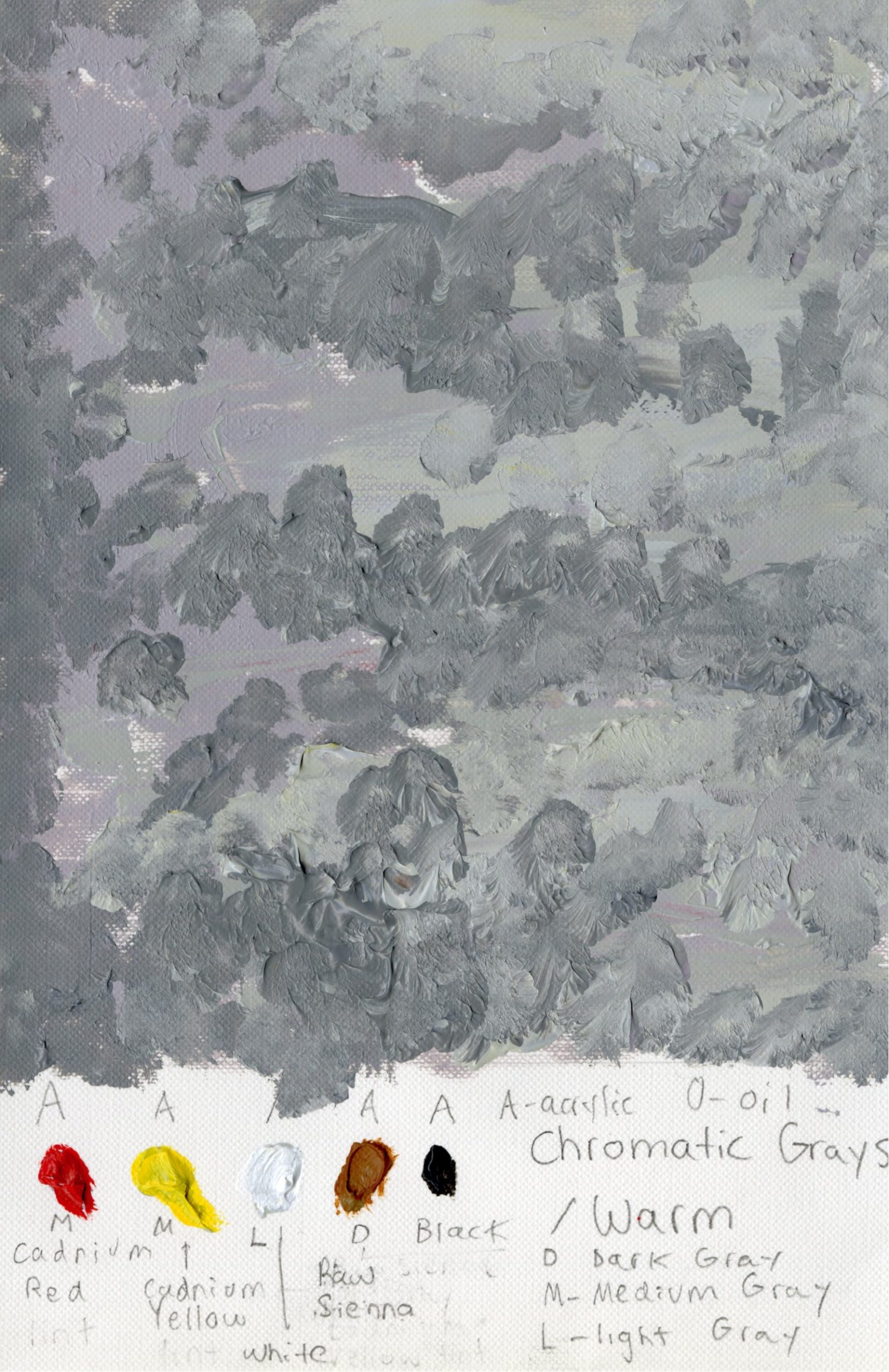 Chromatic Grays Warm | Sirena Pearl Art