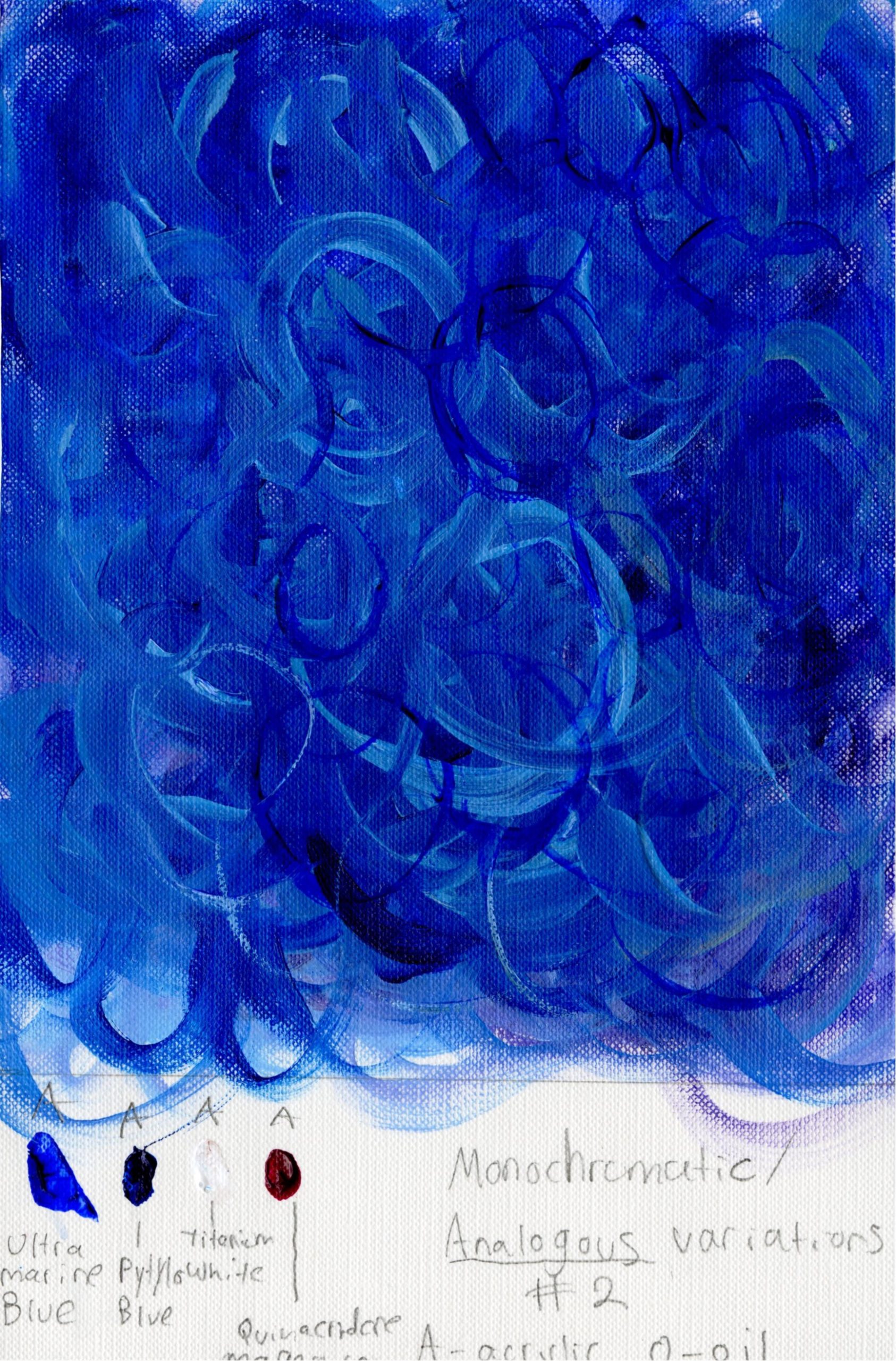 Monochromatic - Analogous Variations 2 | Sirena Pearl Art